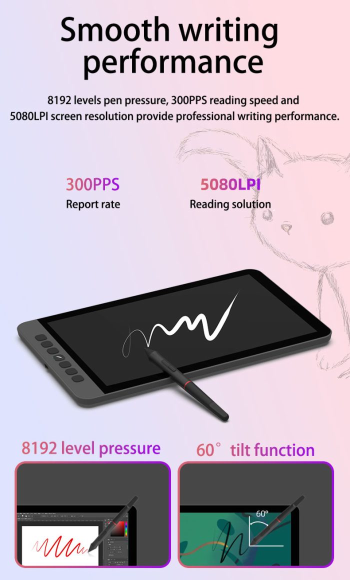 Graphic Drawing Tablet Monitor With Stylus – China Graphic Tablet ...